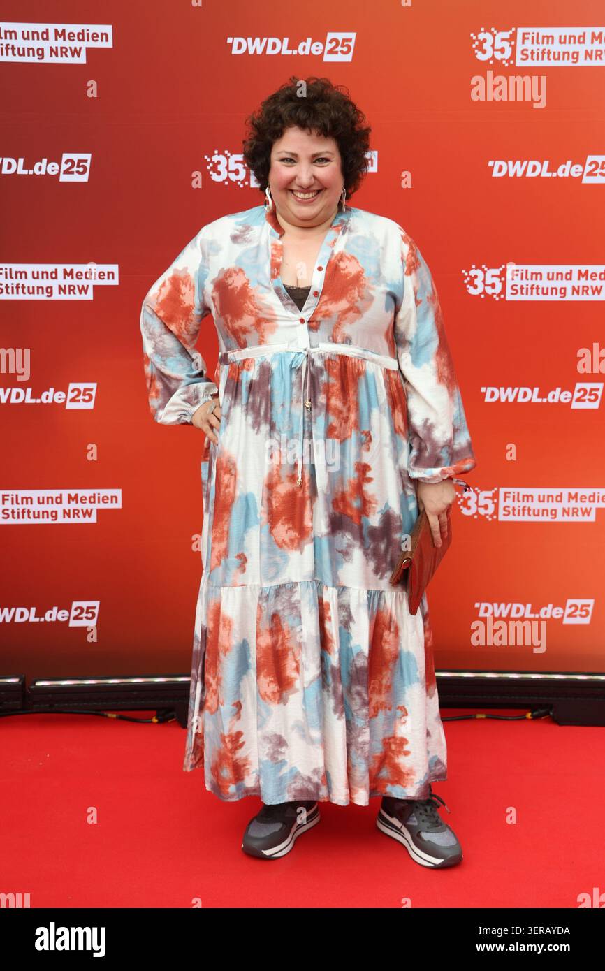 Meltem Kaptan attends the Film and Media Foundation NRW summer party on ...