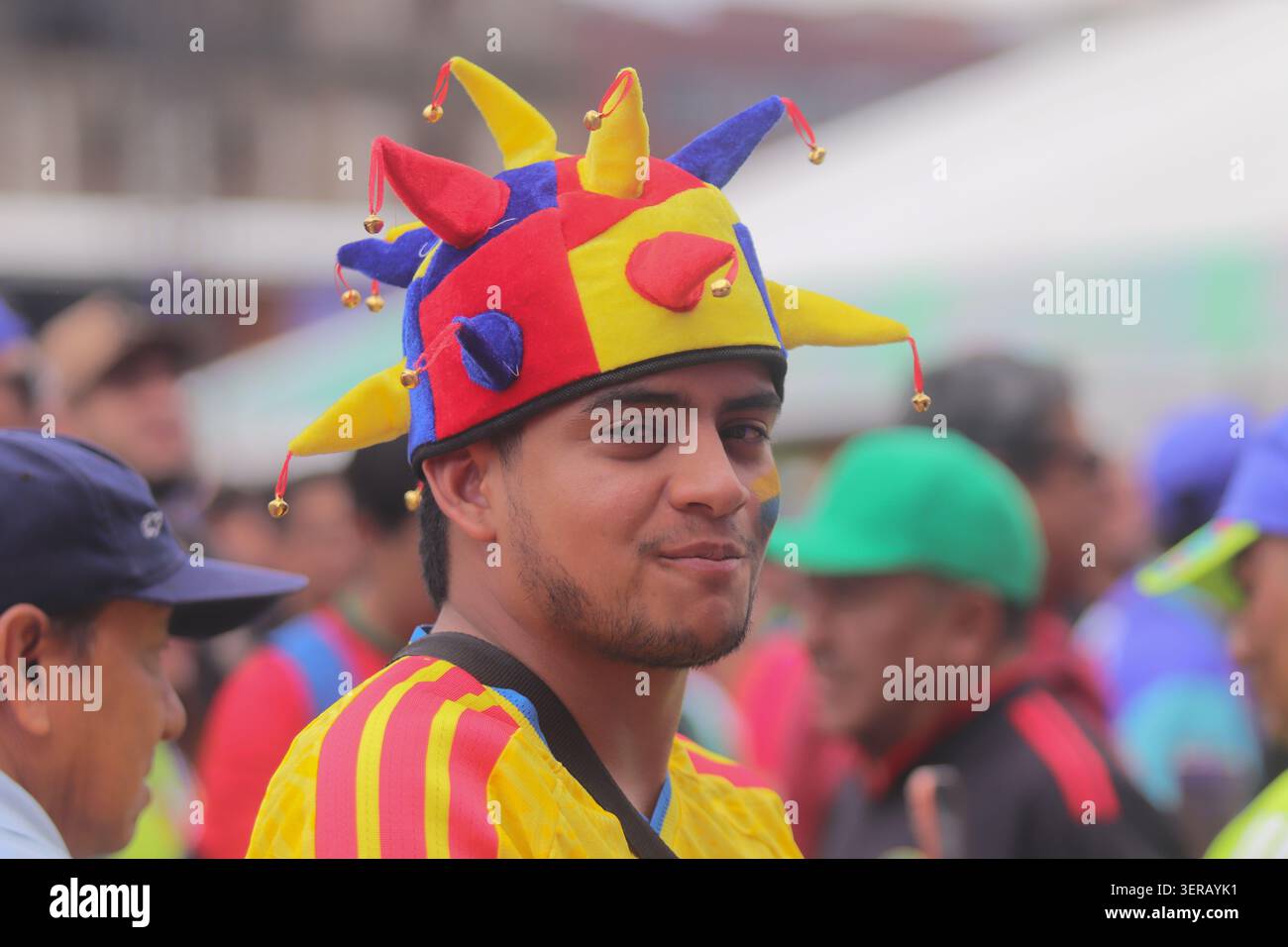 A fan of Colombia national team attends the Mexico FIFA Fan Fest in ...
