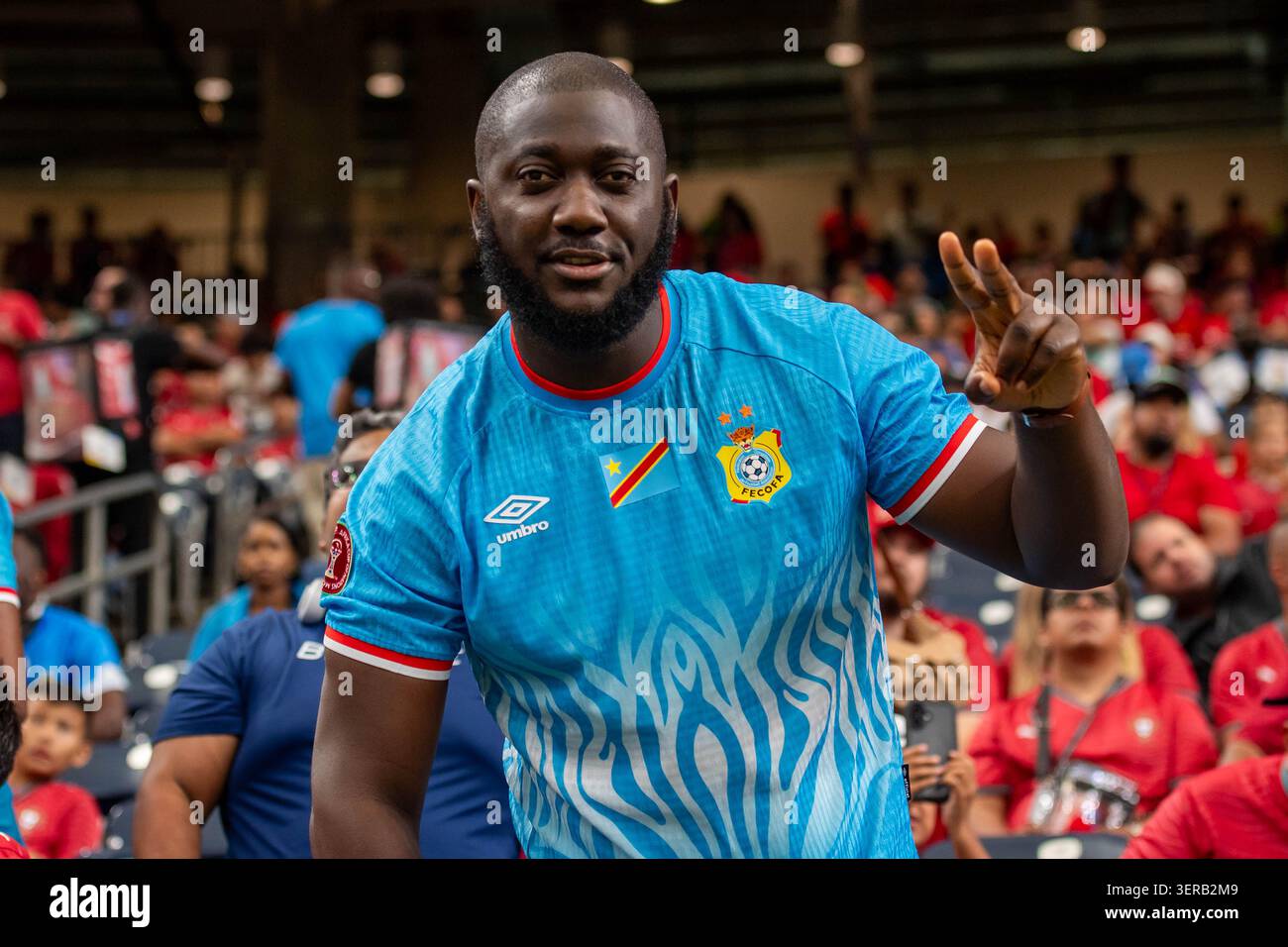 June 17, 2026: A DR Congo fan prior to a FIFA World Cup Group K match ...