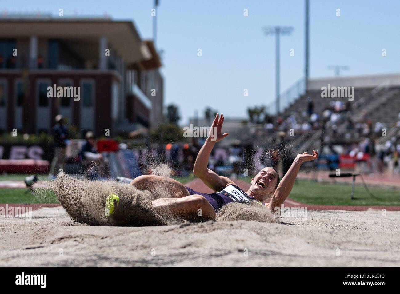 Claire Bryant (USA) finishes fifth in the Women’s Long Jump at 6.69 ...
