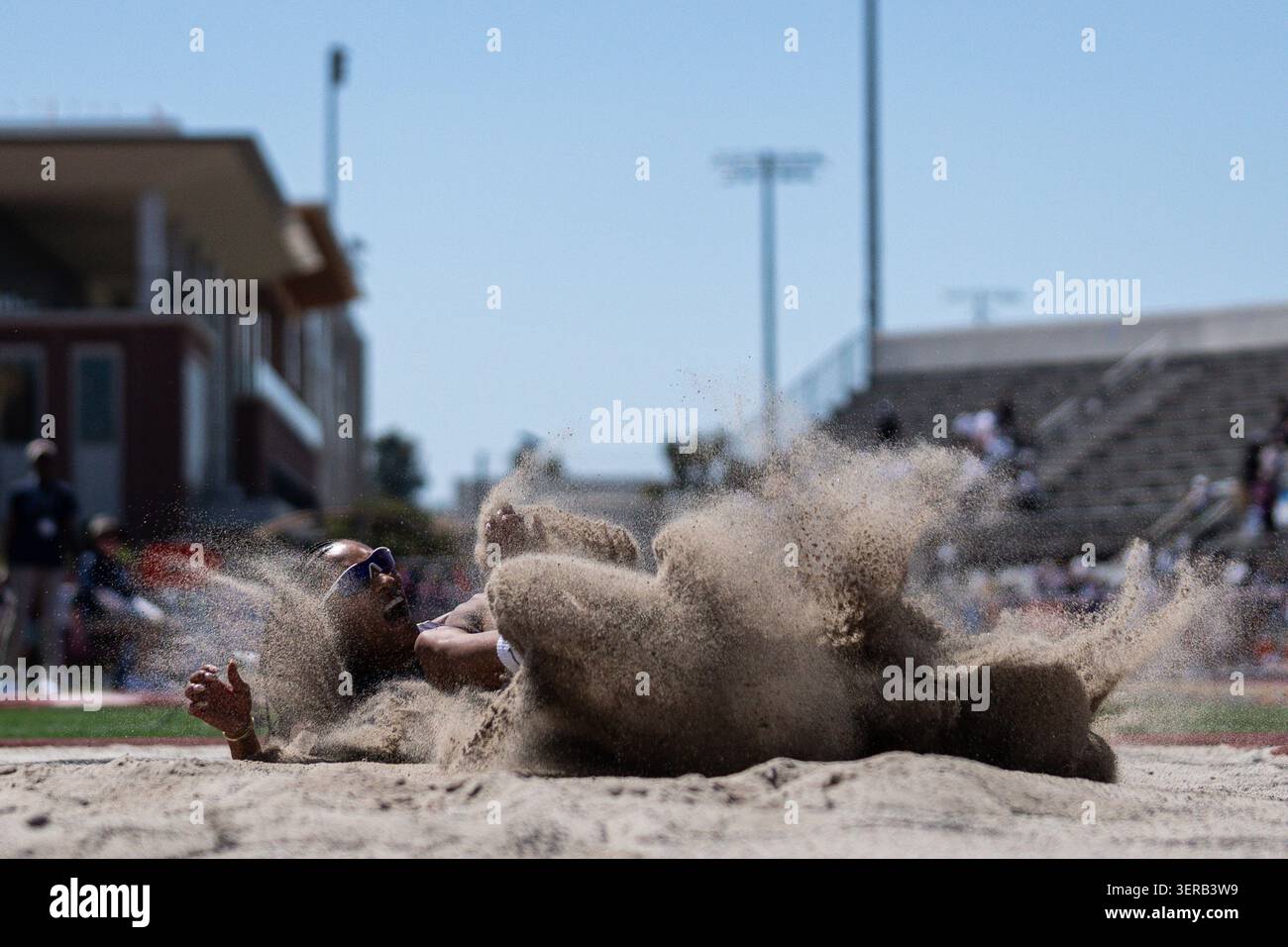 Tara Davis-Woodhall (USA) places first in the Women’s Long Jump at 7.25 ...