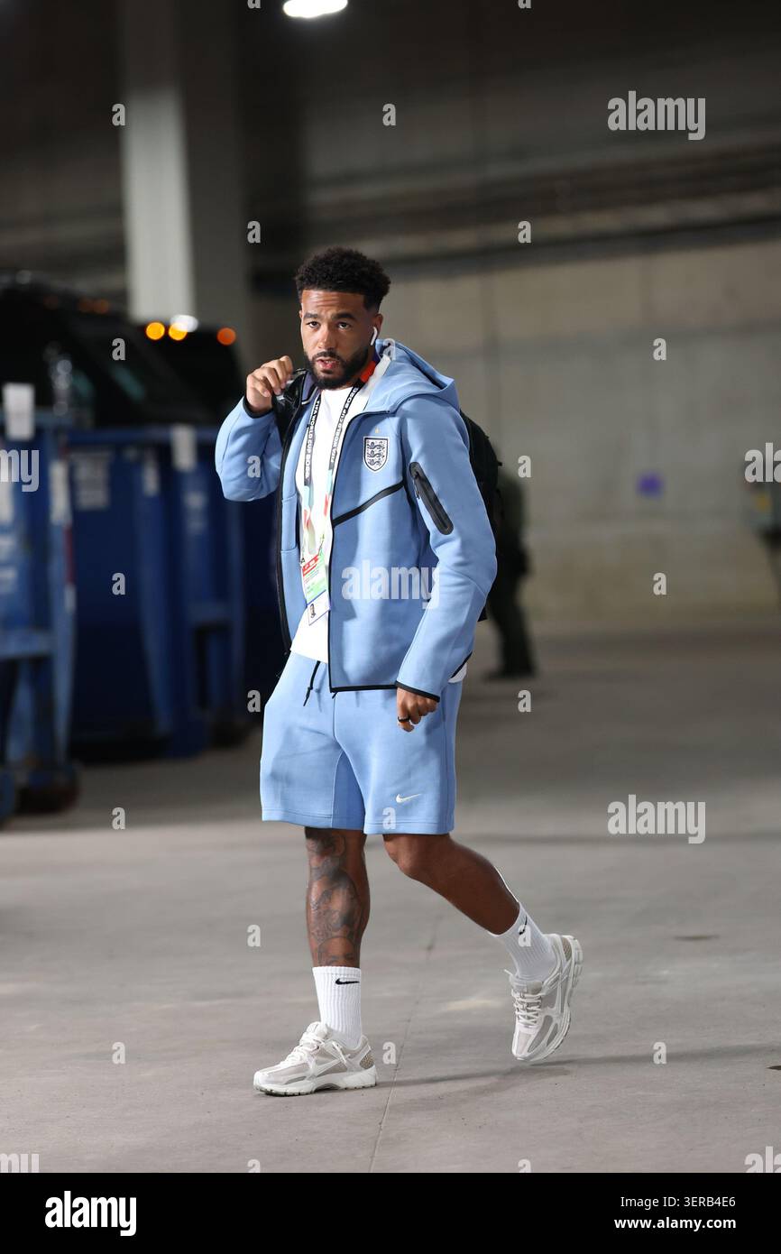 England's Reece James arrives before the FIFA World Cup Group L match ...