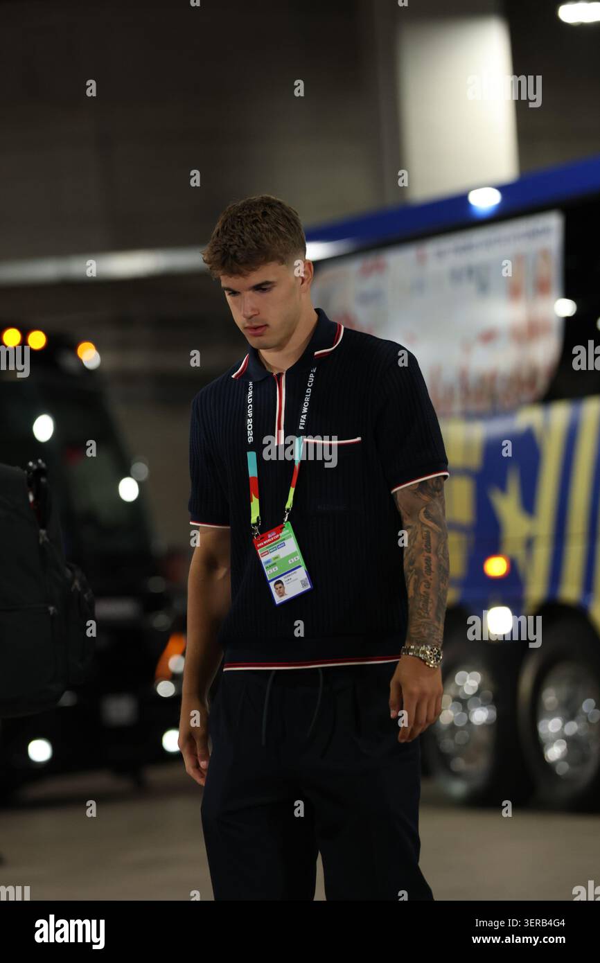 Ivor Pandur of Croatia arrives before the FIFA World Cup Group L match ...