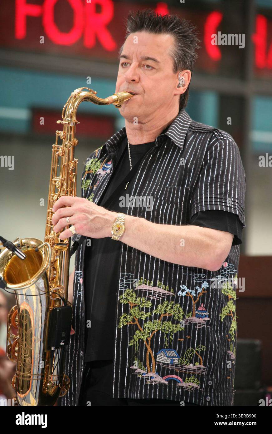 Walter Parazaider of Chicago performing on NBC's "Today" Show Toyota ...