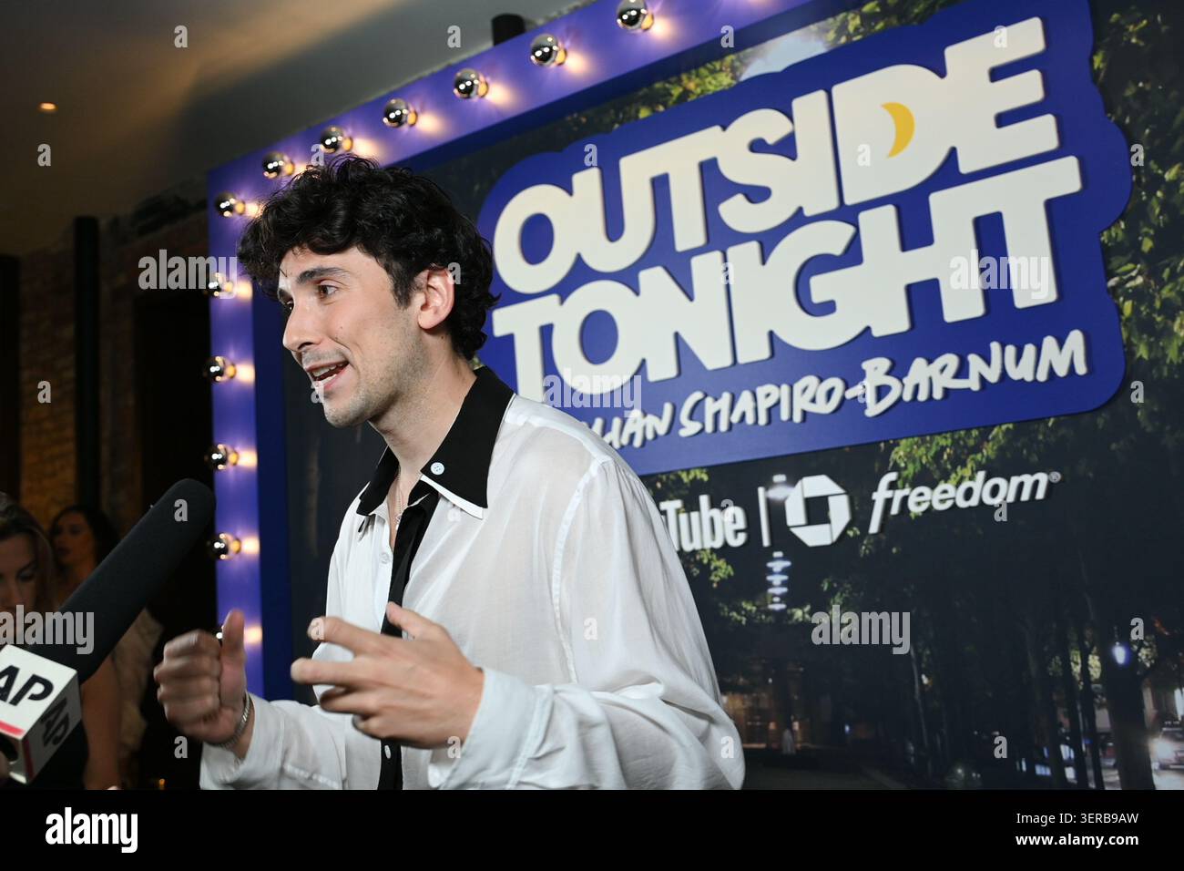Julian Shapiro-Barnum attending the exclusive red carpet premiere of ...