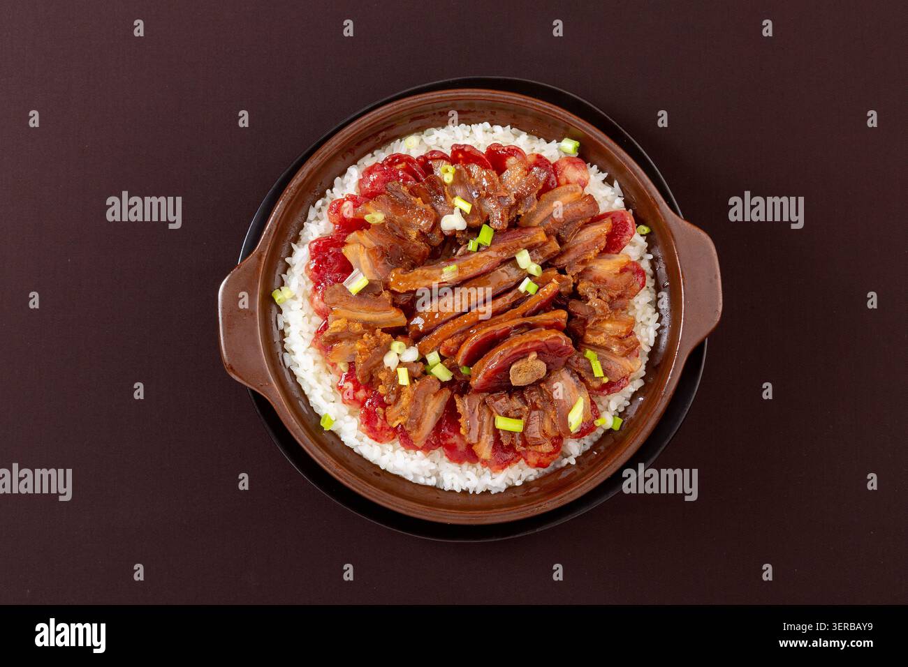 Claypot Rice with Chinese Sausages, Cured Pork and Duck, Traditional ...