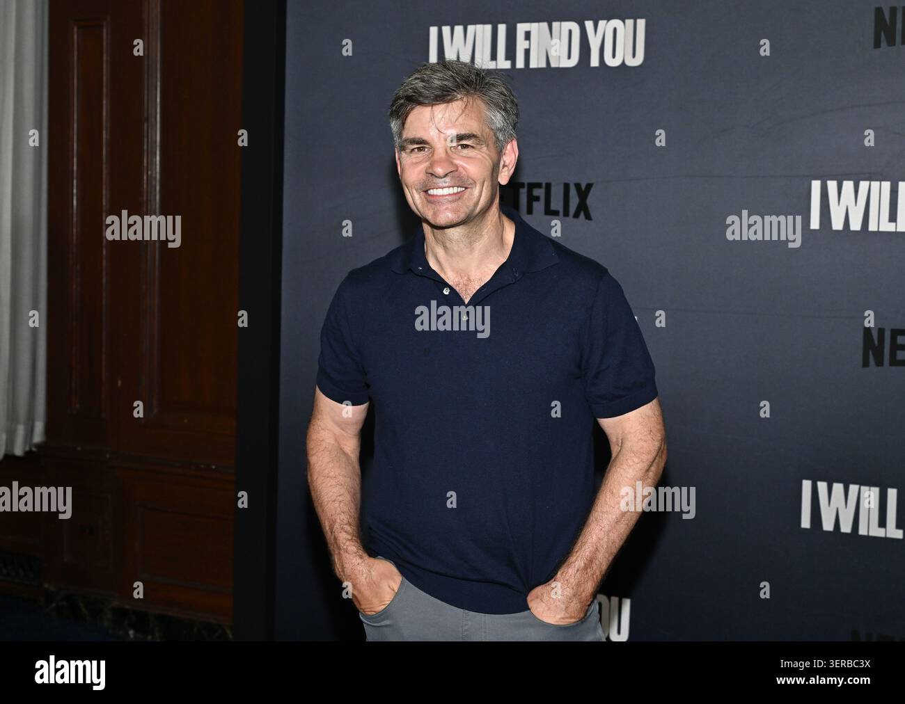 George Stephanopoulos attends the Netflix series premiere of Harlan ...