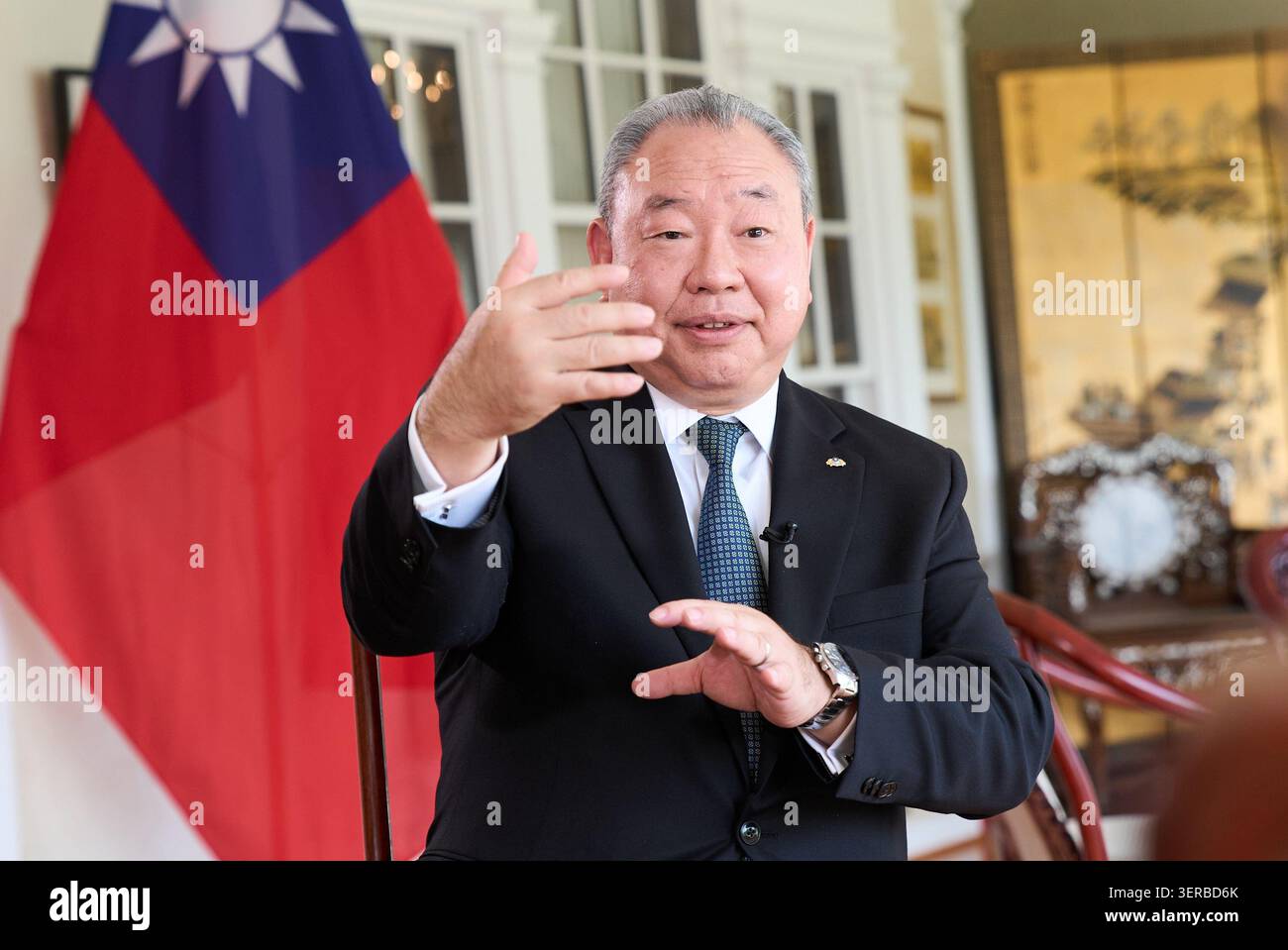 Taiwan's top diplomat in Washington, Alexander Yui Tah-ray speaks ...
