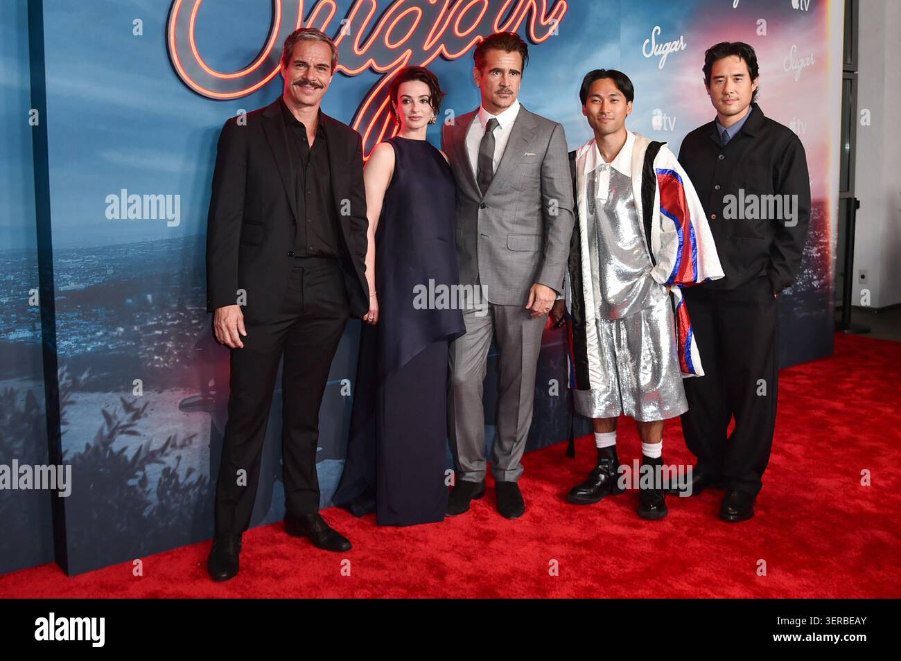 Tony Dalton, from left, Laura Donnelly, Colin Farrell, Jin Ha, and ...
