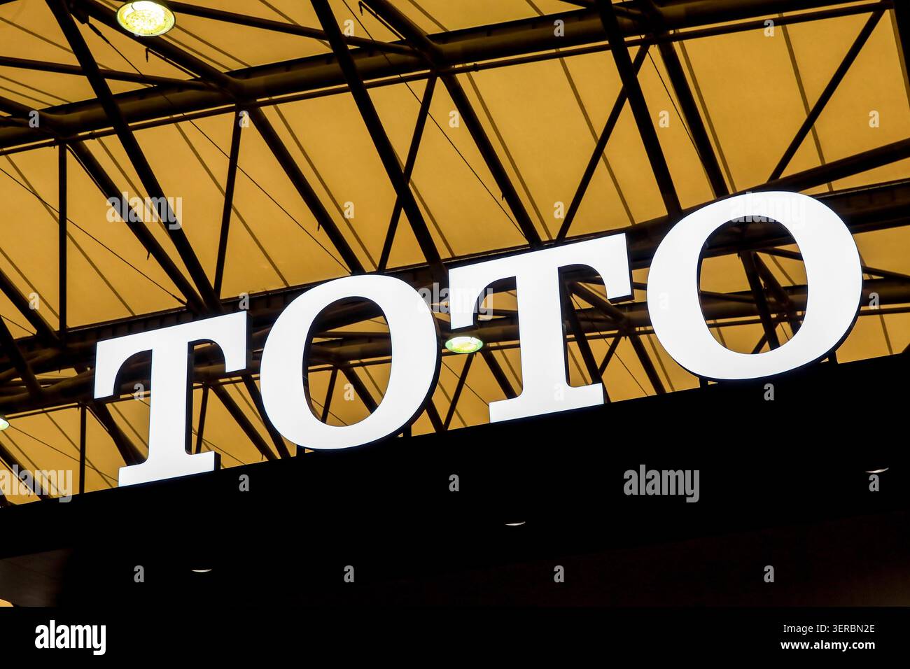 TOTO displays its high-end bathroom products including smart toilets ...