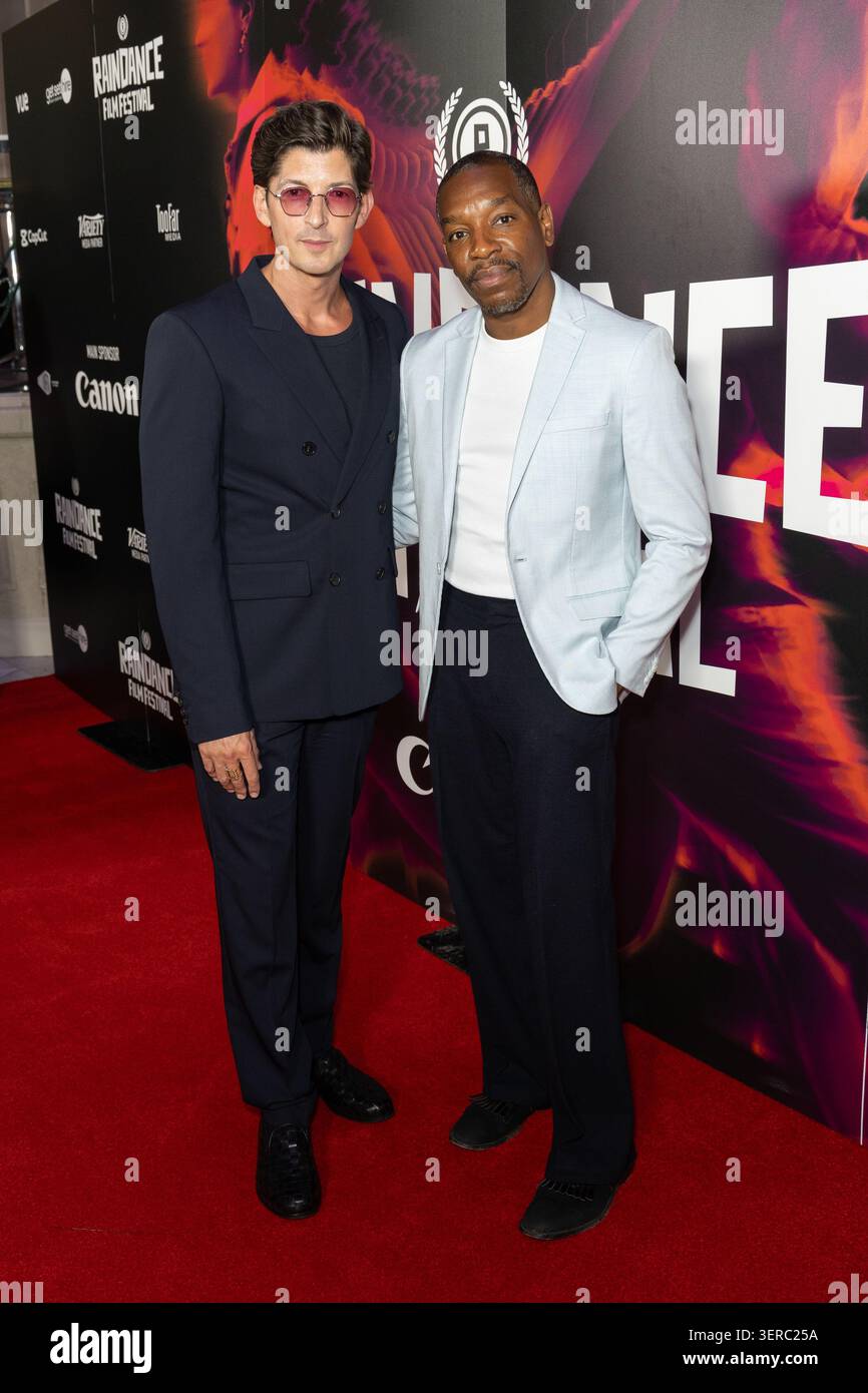 Lee Knight and Syrus Lowe attend the Raindance Film Festival 2026 ...