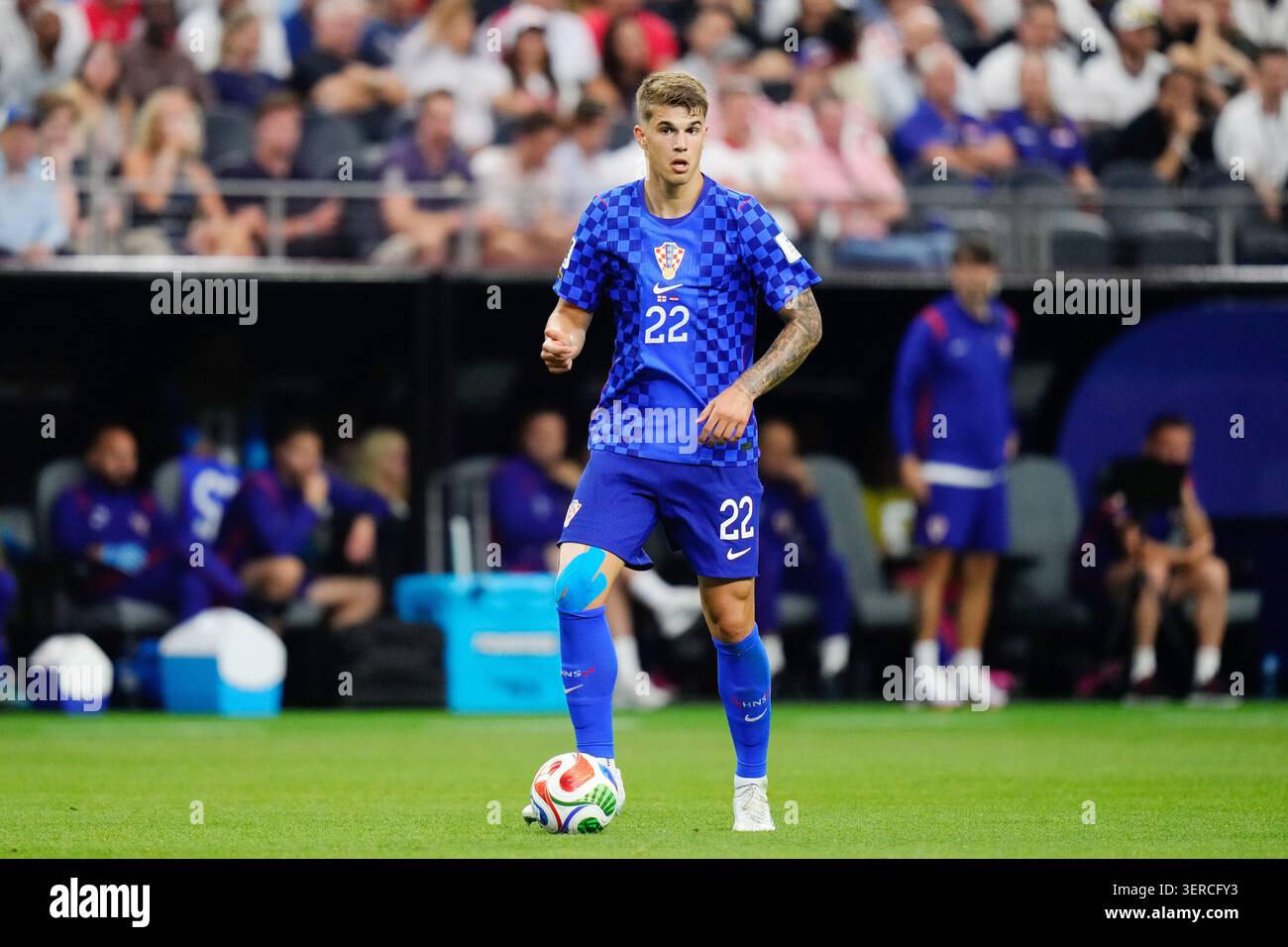 IPA85807271 - Luka Vuskovic of Croatia during the FIFA World Cup 2026 ...