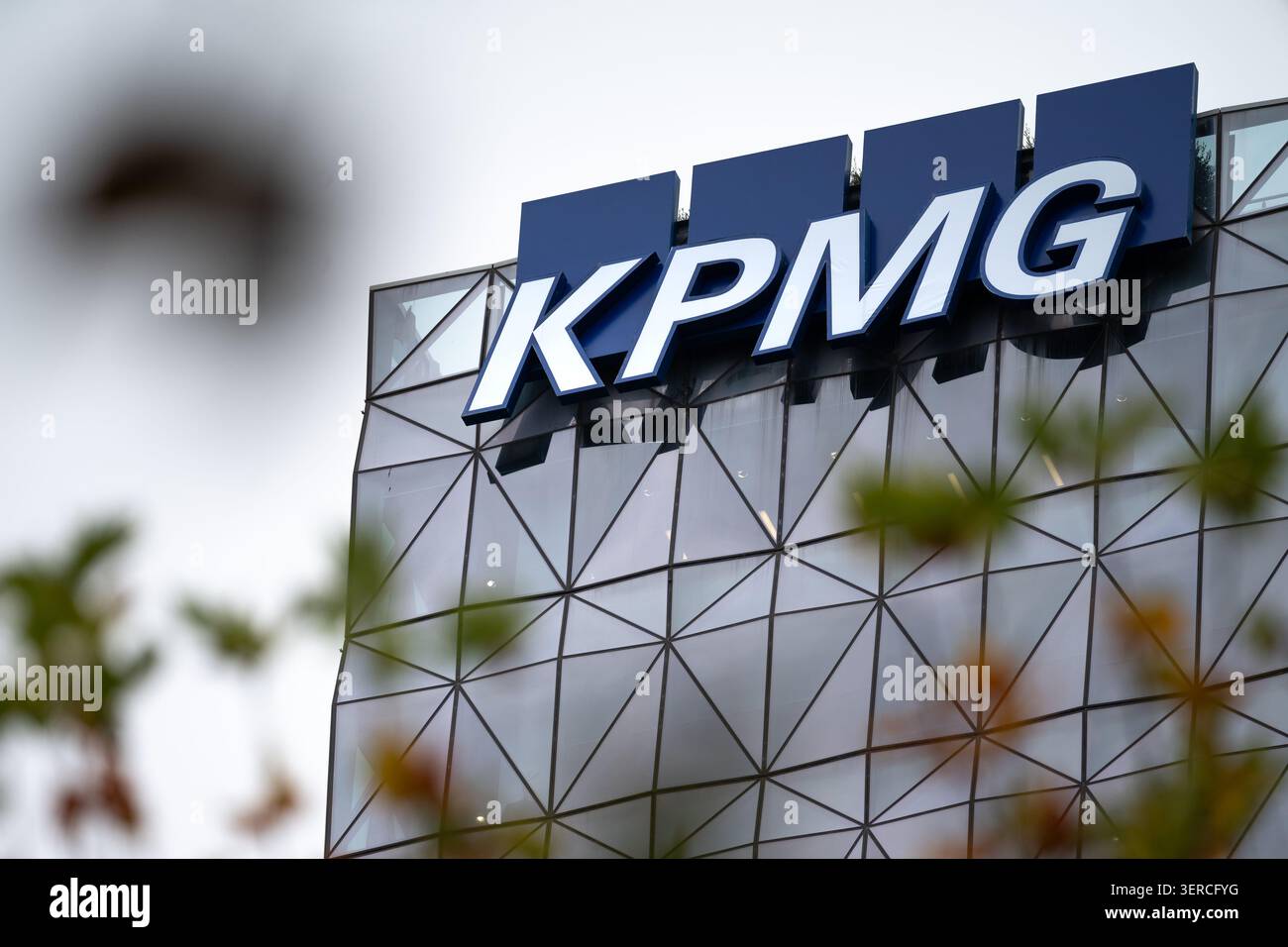 KPMG signage is seen in Melbourne, Thursday, June 18, 2026. (AAP Image ...