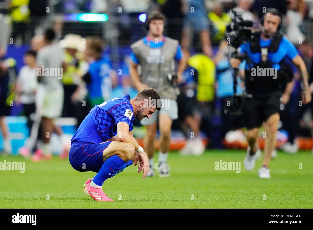 IPA85807372 - Petar Sucic of Croatia looks dejected after the FIFA ...