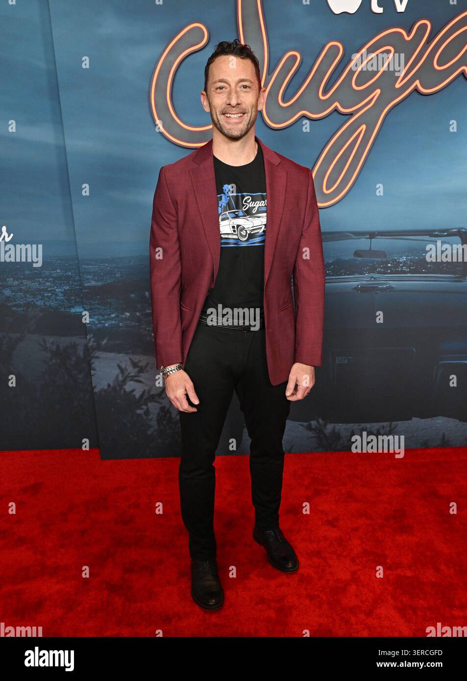 Bodhi Rader arriving to Apple TV’s “Sugar’ Season 2 premiere held at ...