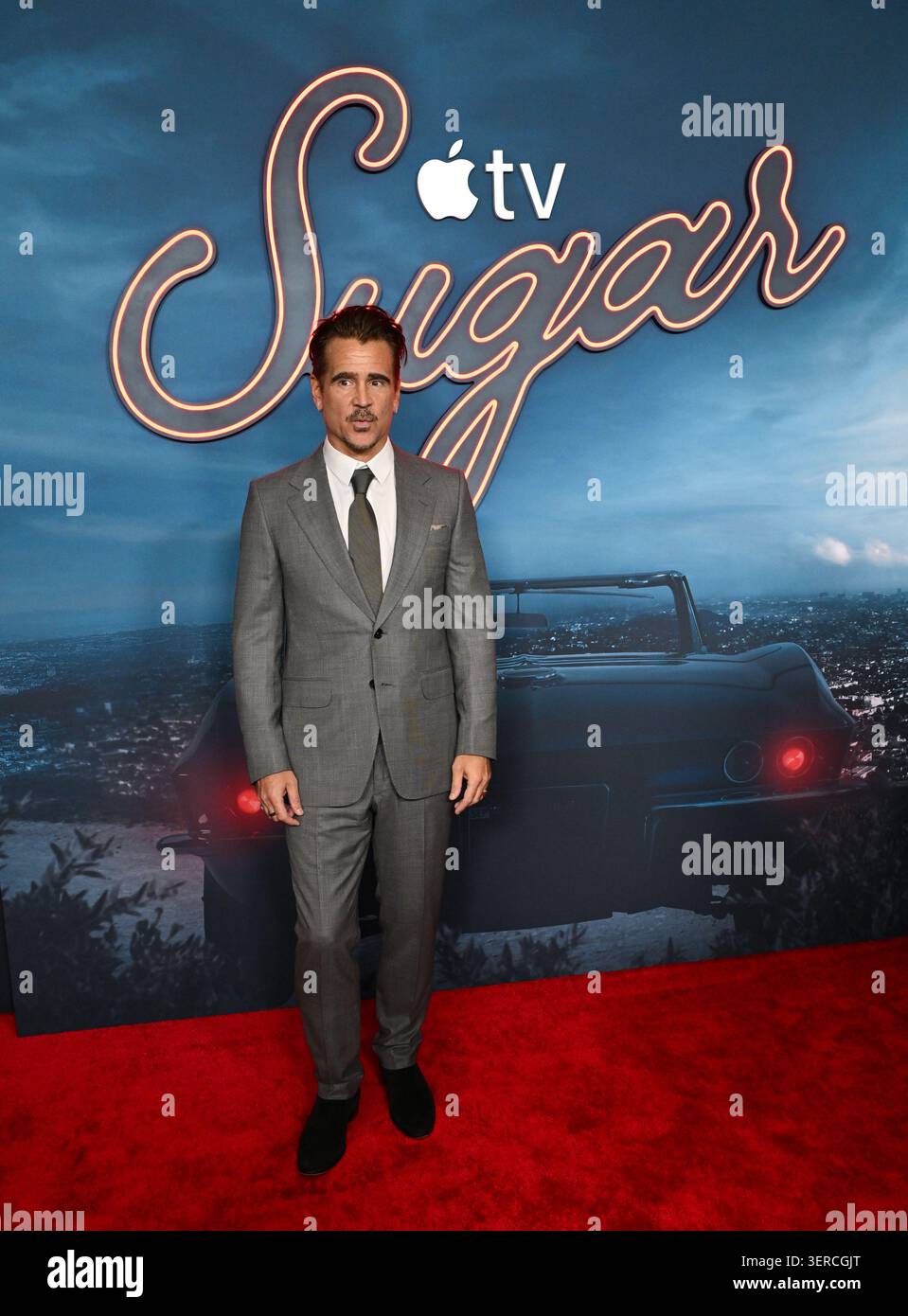 Colin Farrell arriving to Apple TV’s “Sugar’ Season 2 premiere held at ...