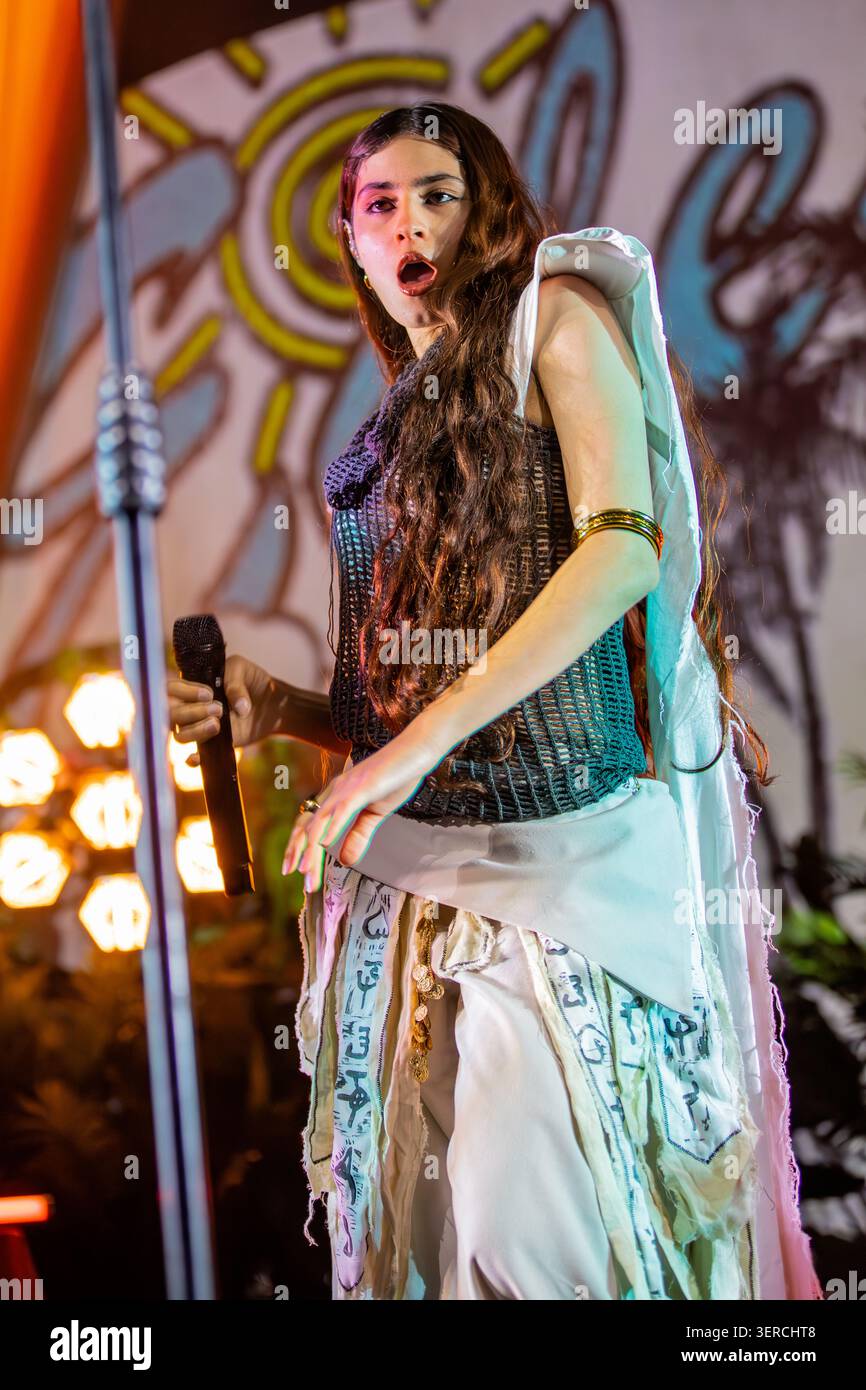 Milan Italy. 17 jun 2026. The Palestinian-Italian singer-songwriter ...