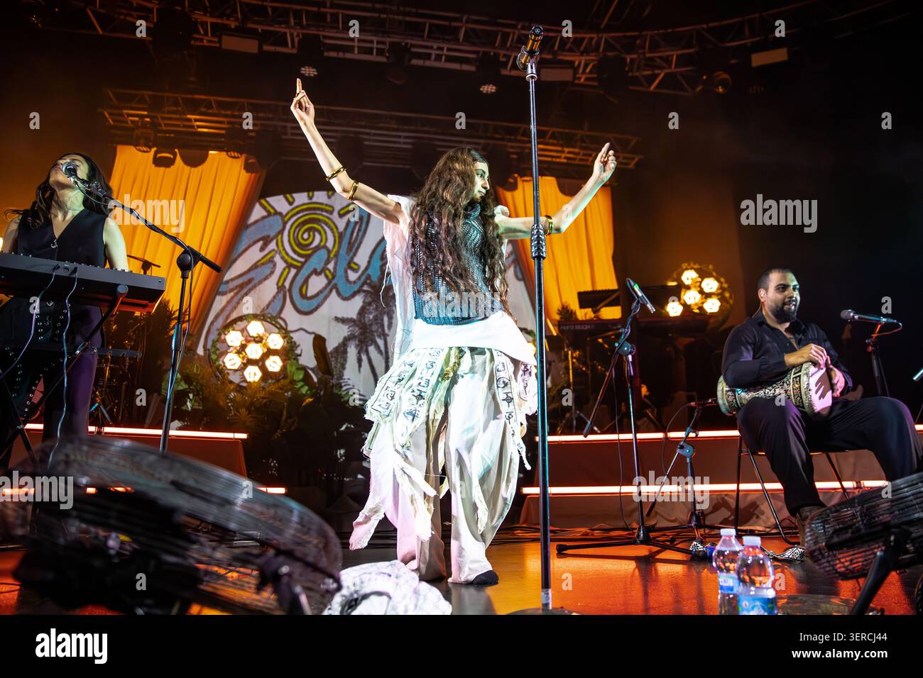 Milan Italy. 17 jun 2026. The Palestinian-Italian singer-songwriter ...