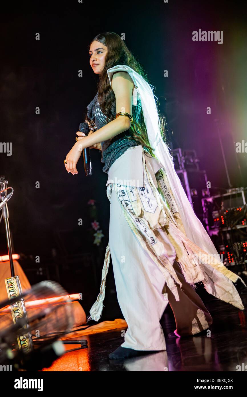 Milan Italy. 17 jun 2026. The Palestinian-Italian singer-songwriter ...