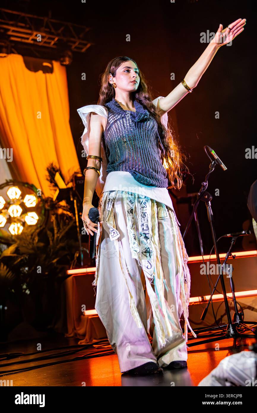 Milan Italy. 17 jun 2026. The Palestinian-Italian singer-songwriter ...