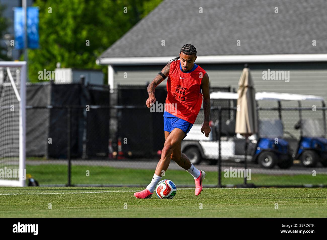 France's Malo GUSTO during the training session of the French football ...