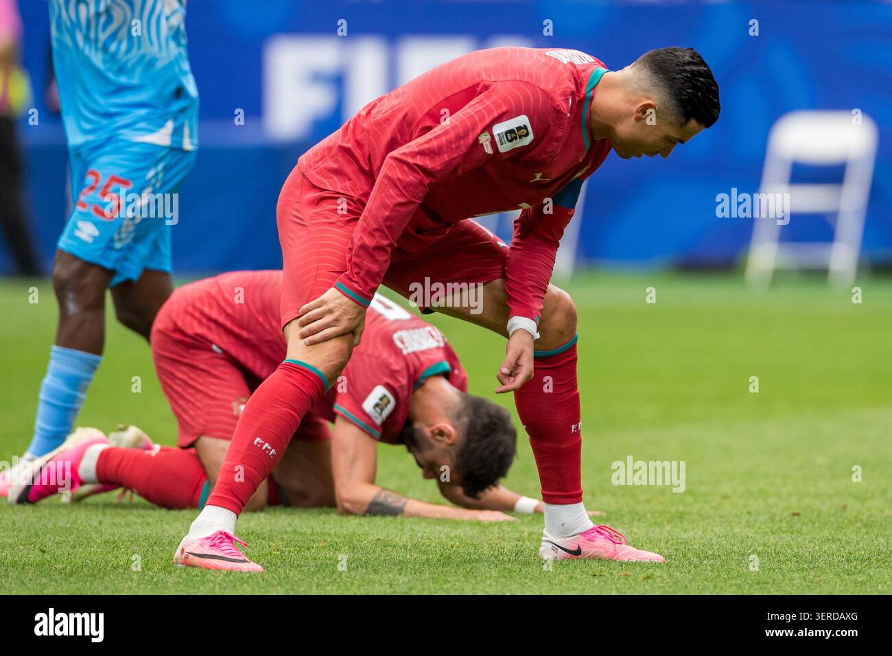 Houston, TX, USA. 17th June, 2026. Portugal forward Cristiano Ronaldo ...