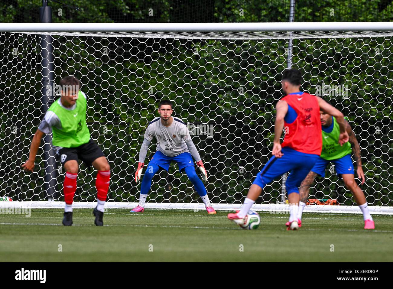 France's Robin RISSER during the training session of the French ...