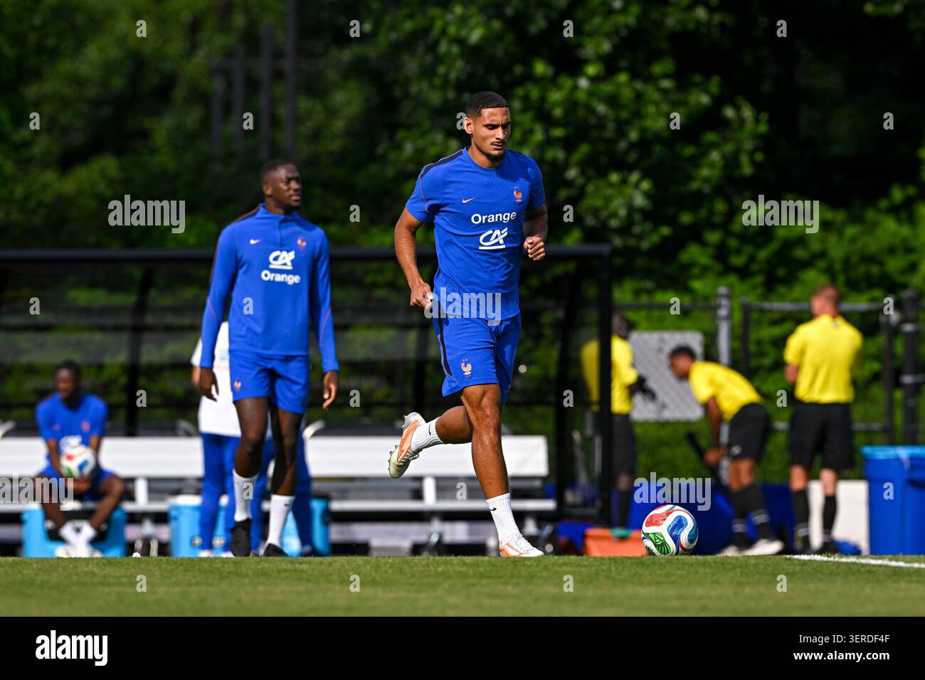 France's Maxence LACROIX during the training session of the French ...