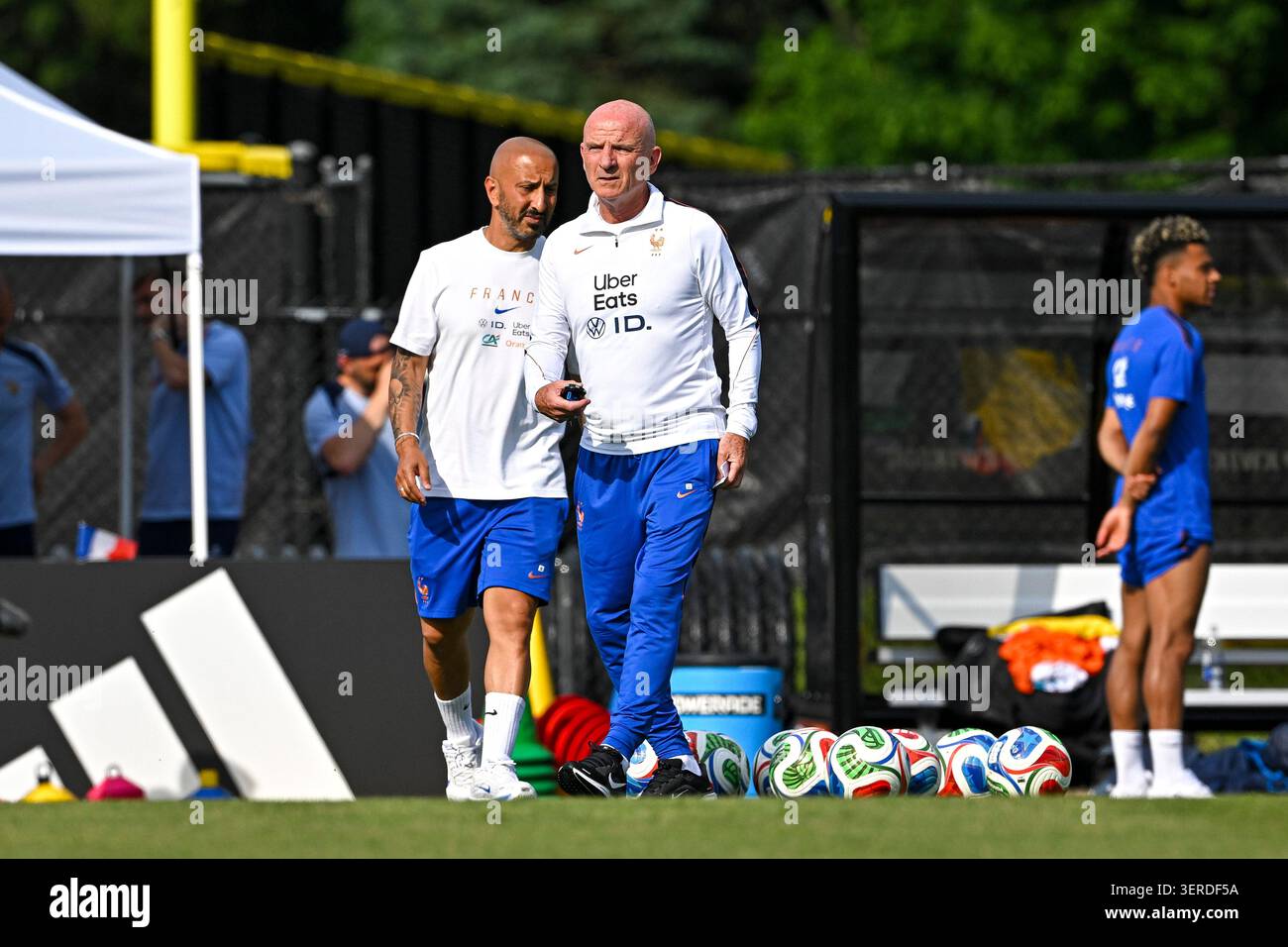 France's assistant coach Guy STEPHAN during the training session of the ...