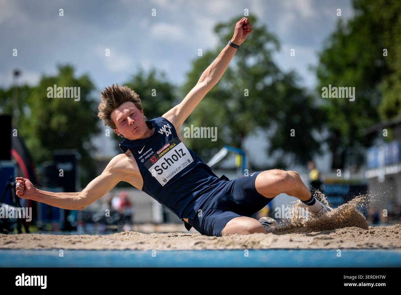 MANNHEIM, GERMANY - JUNE 14, 2026 : Henrik Scholz (GER/Wiesbadener LV ...
