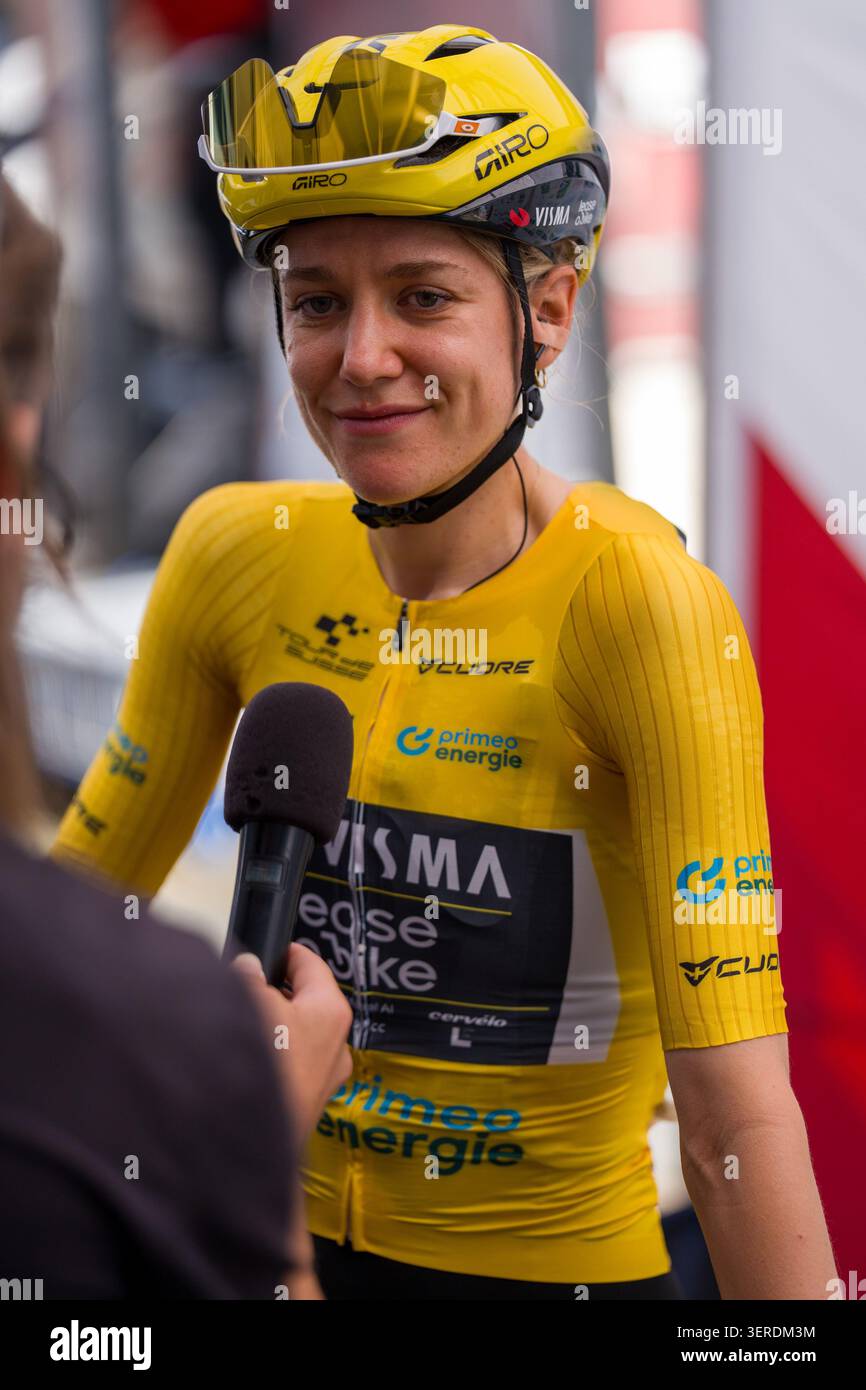 Locarno, Switzerland - JUNE 18: Femke De Vries of Team Visma | Lease a ...