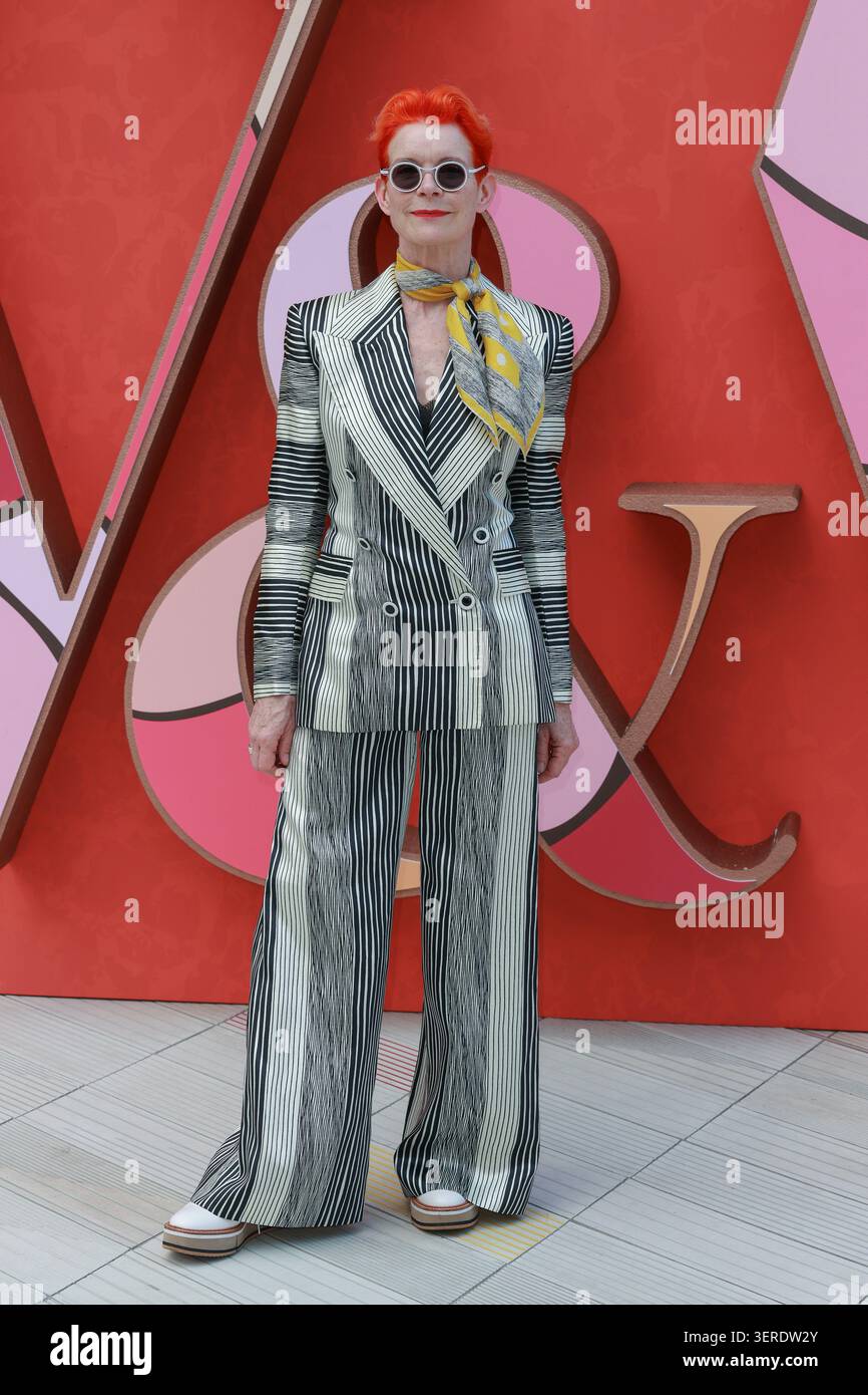 Sandy Powell attends the V&A Museum Summer Party. (Photo by Brett Cove ...