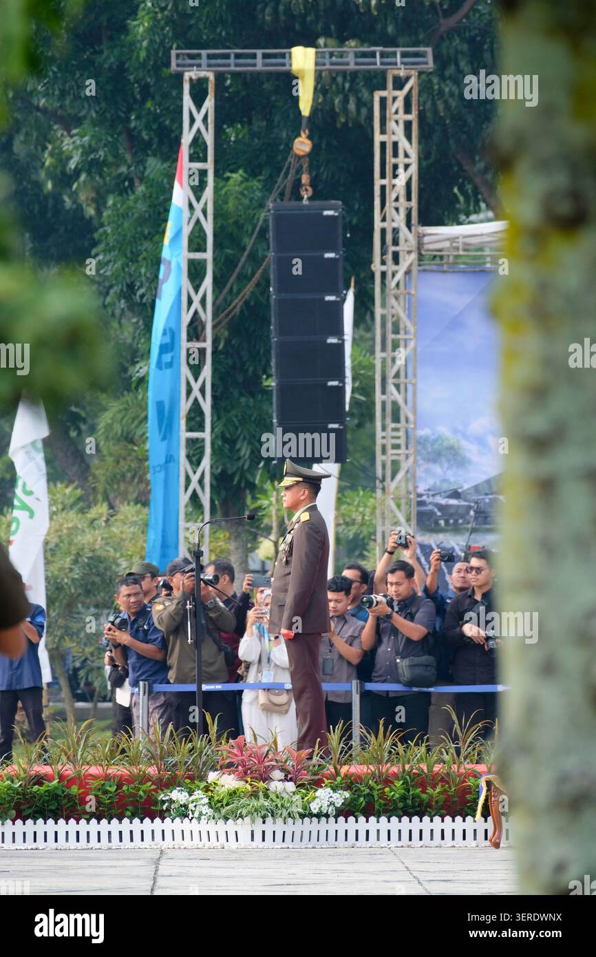 Pekanbaru, Indonesia - October 5, 2025: An Indonesian military TNI ...