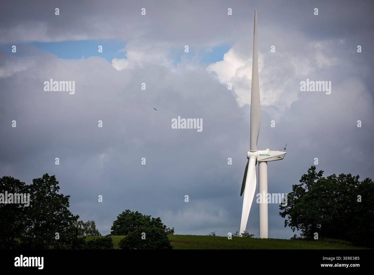 JRD Wind Farm in Hradek nad Nisou, Liberec Region, Czech Republic, June ...