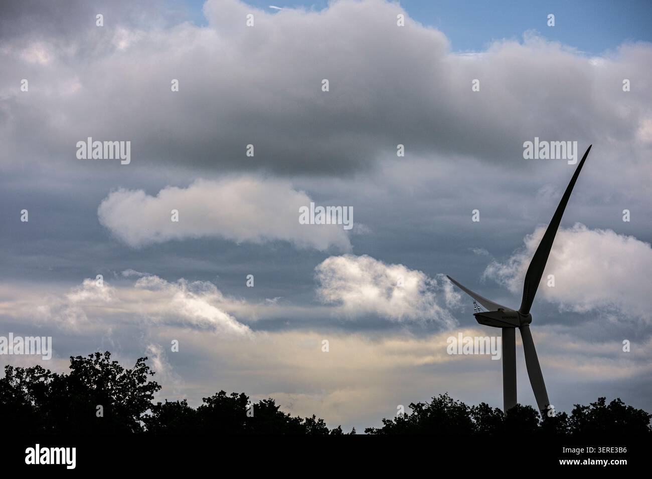 JRD Wind Farm in Hradek nad Nisou, Liberec Region, Czech Republic, June ...