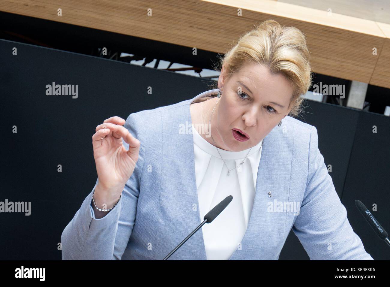 18 June 2026, Berlin: Franziska Giffey (SPD), Berlin·s Senator for ...