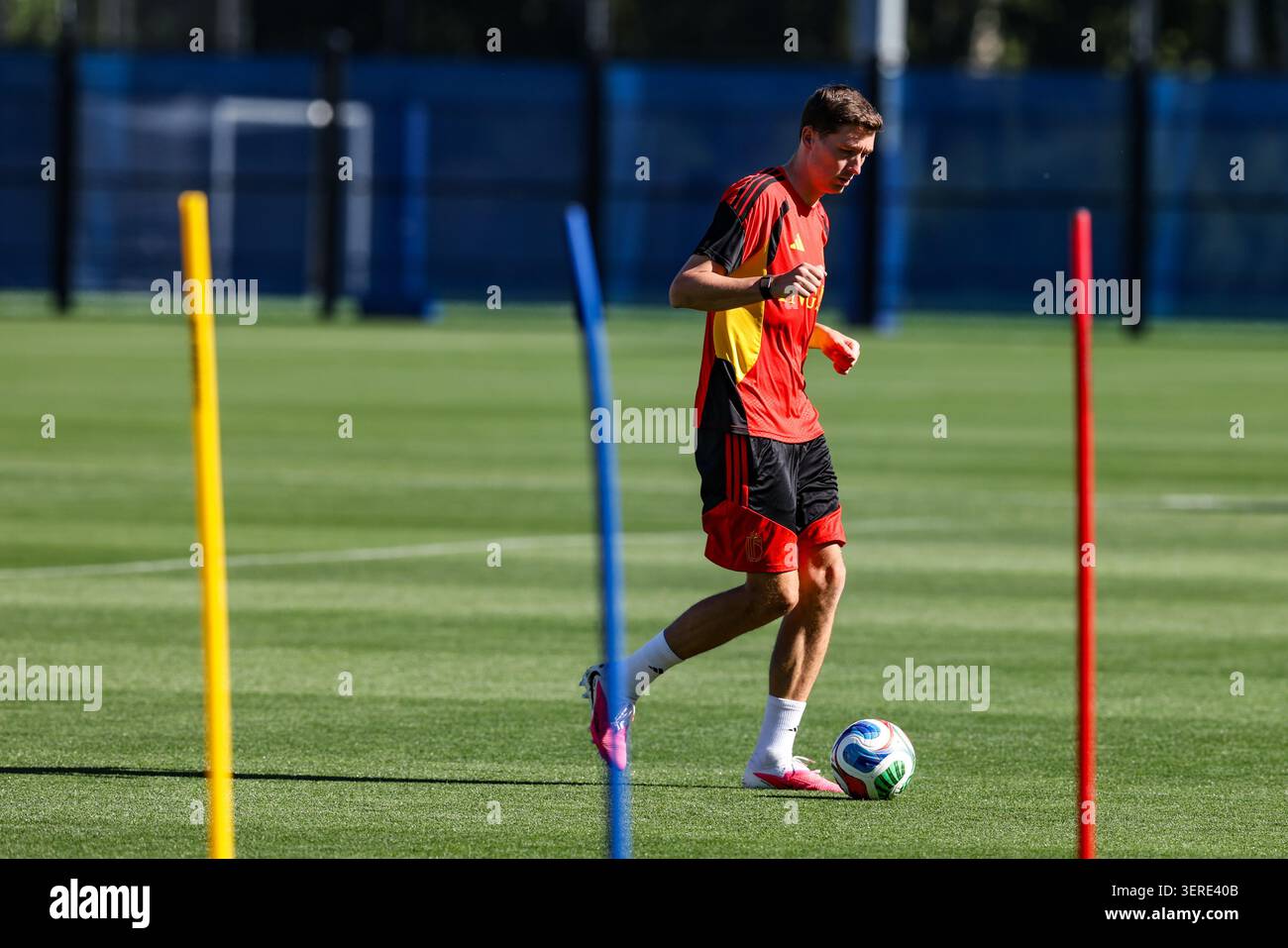 Belgium's Hans Vanaken pictured during a training of Belgian national ...