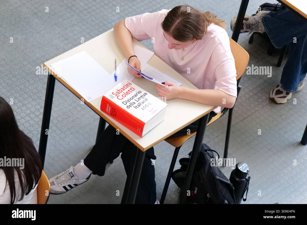 Italy, Arezzo, 18 June, 2026: High school maturity exams 2026. Artistic ...