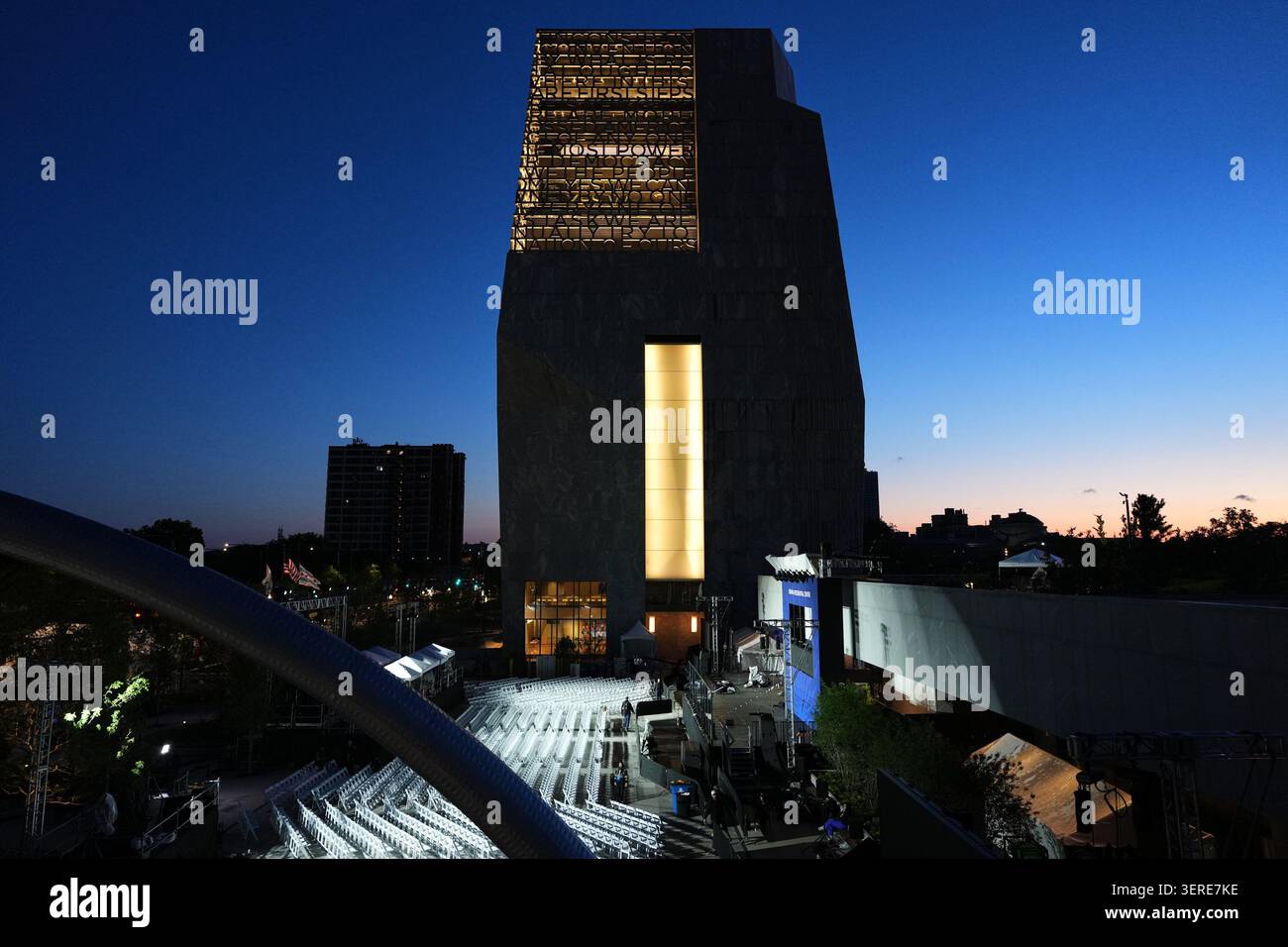 The Obama Presidential Center is seen ahead of the dedication ceremony ...