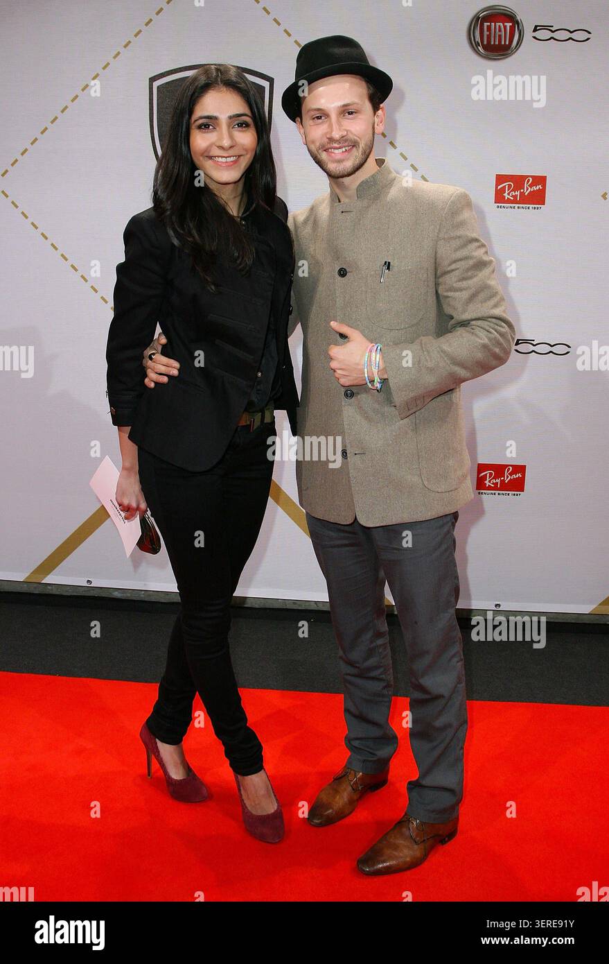 Pegah Ferydoni und Franz Dinda - Musikexpress Style Award, U3 tunnel ...