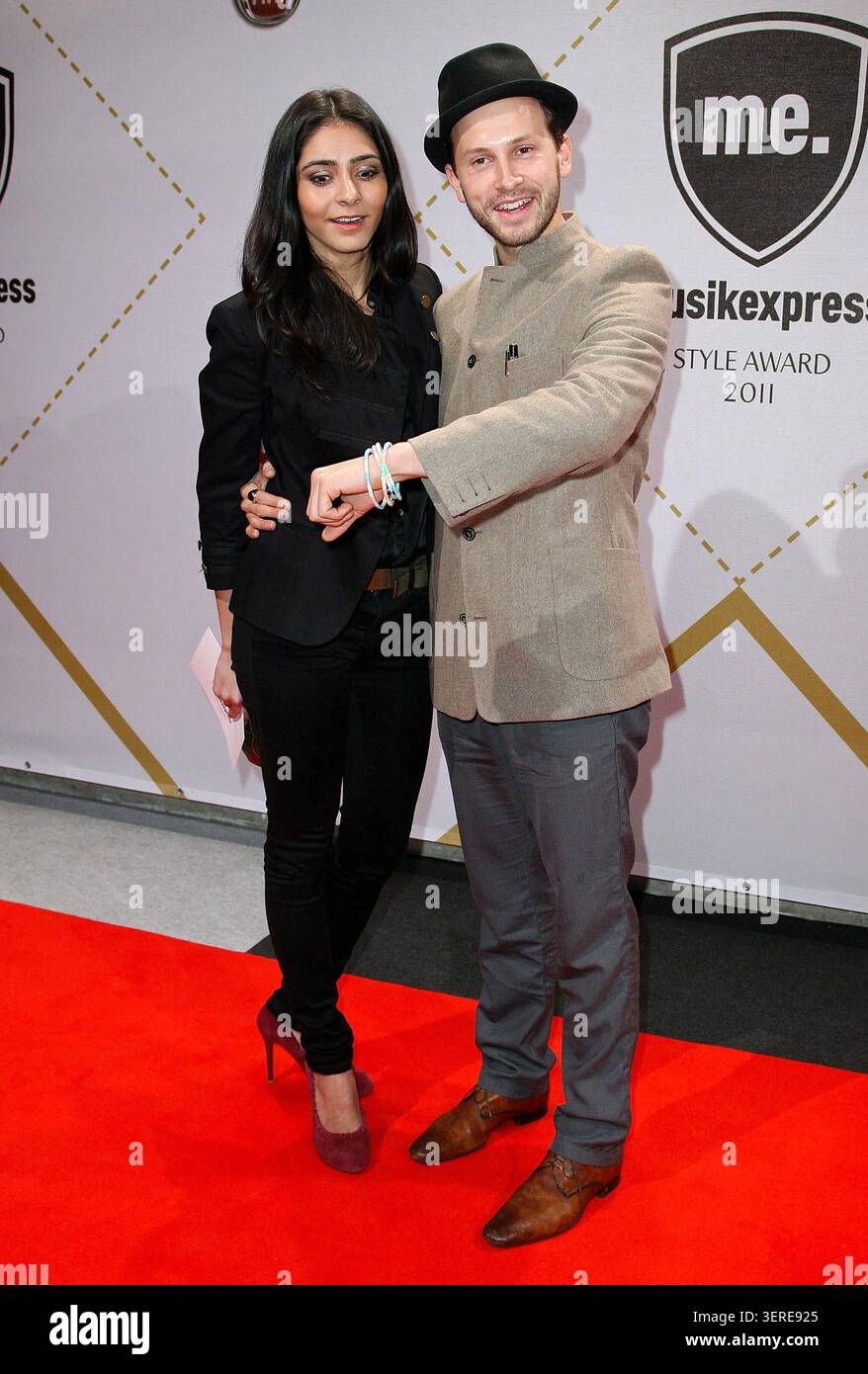 Pegah Ferydoni und Franz Dinda - Musikexpress Style Award, U3 tunnel ...
