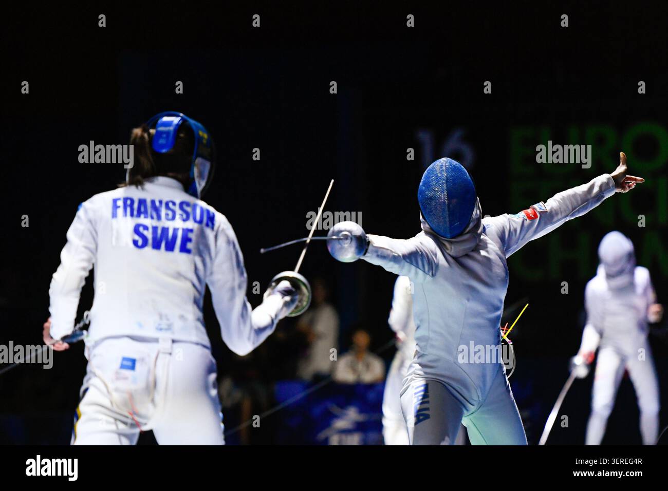 Alberta SANTUCCIO of Italy during 2026 European Fencing Championships ...