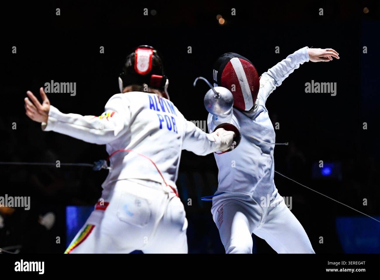 Sofia PROSINA of Latvia during 2026 European Fencing Championships ...