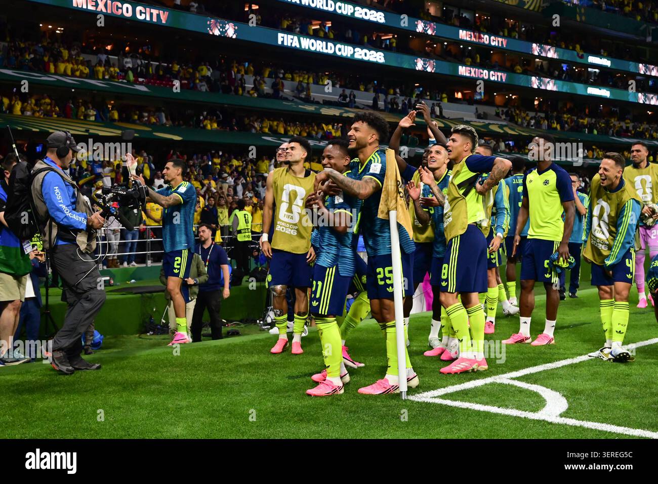 Luis SUAREZ, Luis DIAZ, Santiago ARIAS, Daniel MUNOZ and Jaminton ...