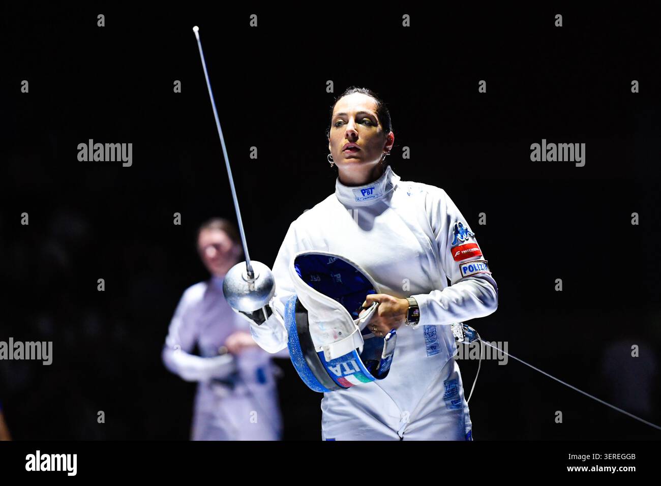 Alberta SANTUCCIO of Italy during 2026 European Fencing Championships ...