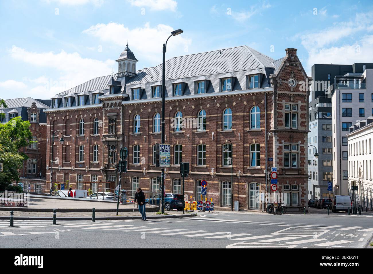 Saint John Berchmans College on Ursulinenstraat stands near the ...