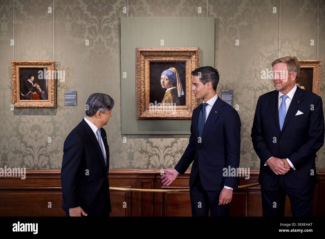 THE HAGUE - Japanese Emperor Naruhito, Prime Minister Rob Jetten, and ...