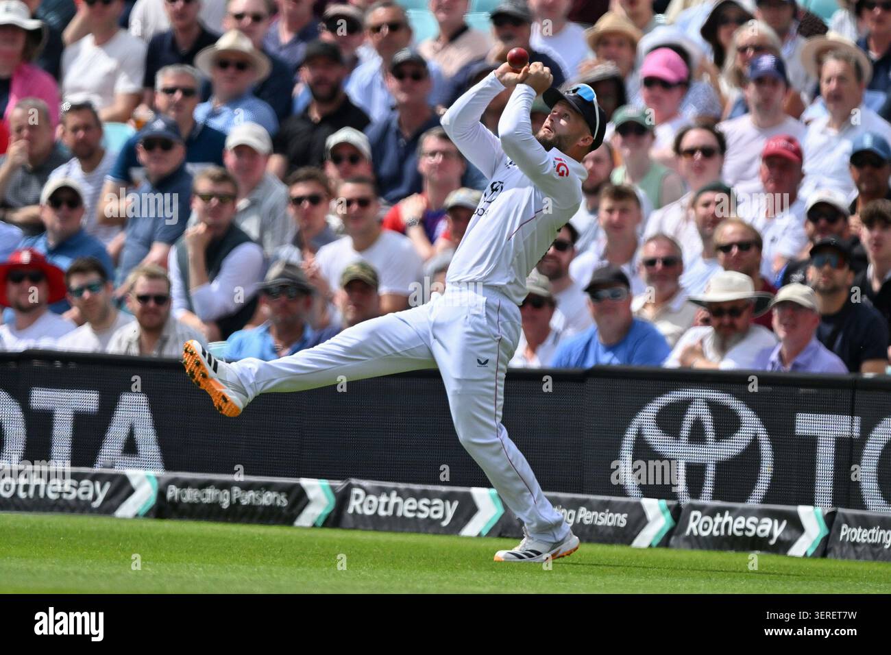 London, England, 18 June 2026 Ben Duckett of England drops Kyle ...