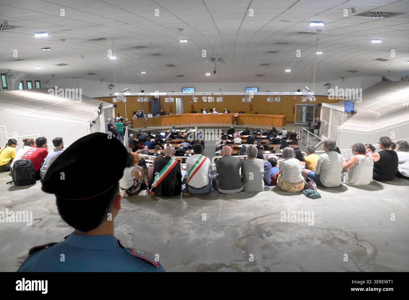 Milano, Italy. 18th June, 2026. Milan, June 18, 2026-Bunker Courtroom ...