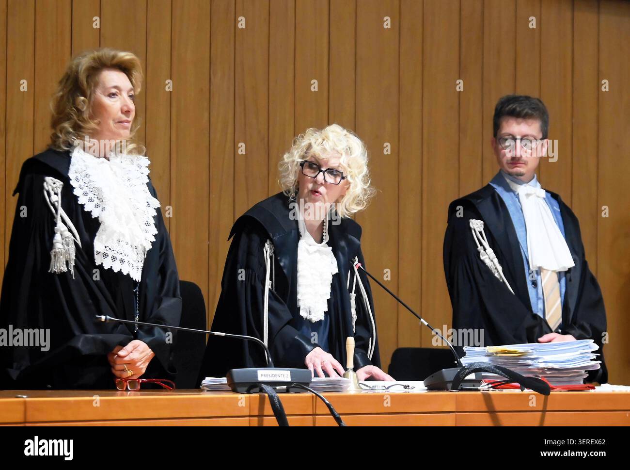 Milano, Italy. 18th June, 2026. Milan, June 18, 2026-Bunker Courtroom ...